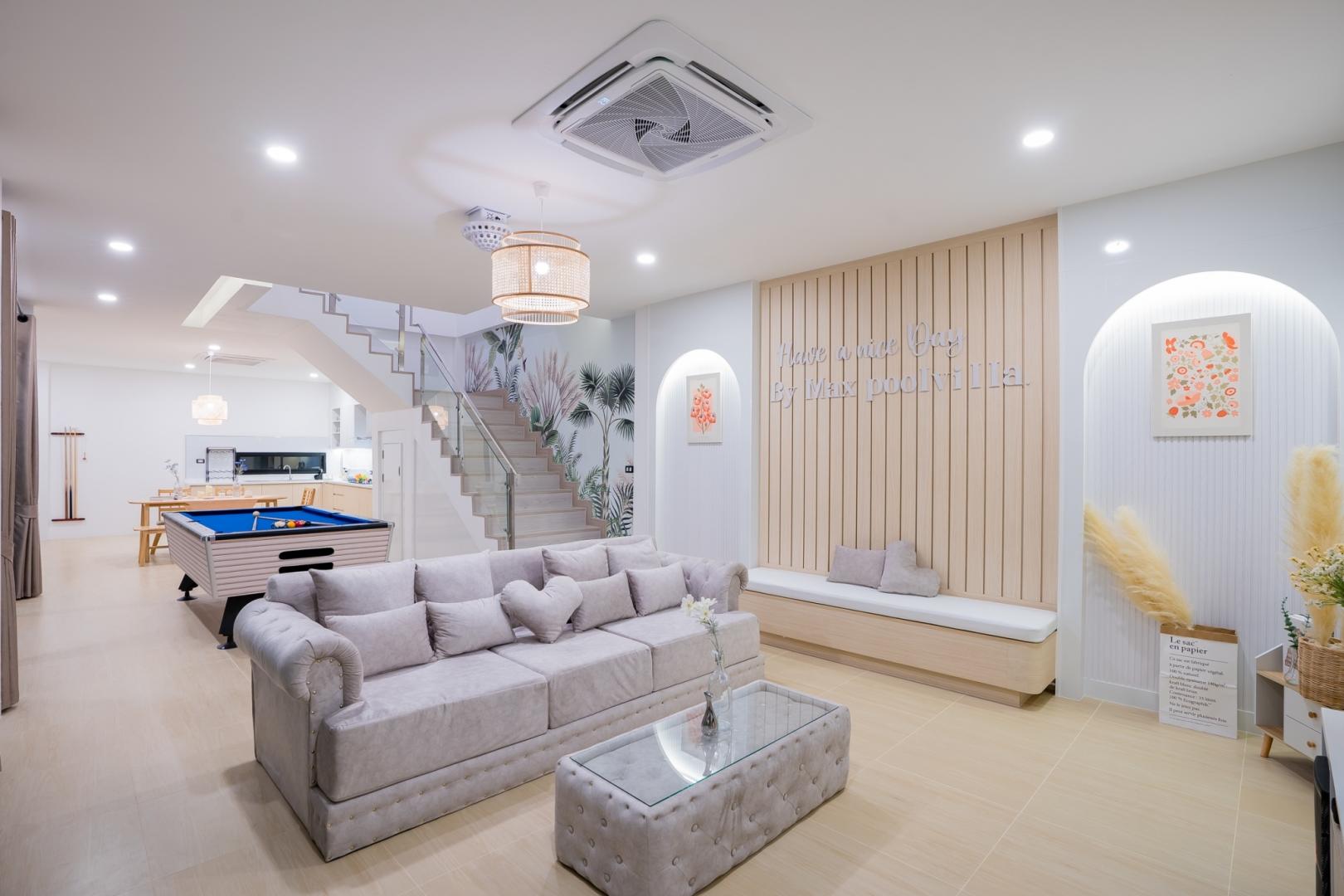 DV-1936 ที่พัก พูลวิลล่า พัทยา บ้านพัก พร้อมสระว่ายน้ำ ส่วนตัว