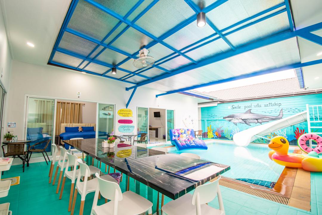 DV-1329 ที่พัก พูลวิลล่า พัทยา บ้านพัก พร้อมสระว่ายน้ำ ส่วนตัว