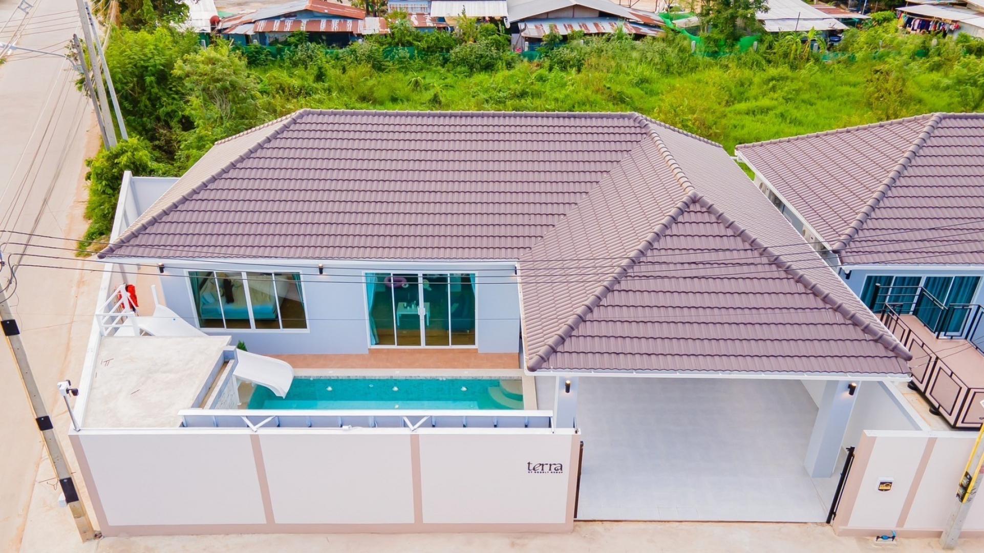 DV-1952 ที่พัก พูลวิลล่า พัทยา บ้านพัก พร้อมสระว่ายน้ำ ส่วนตัว