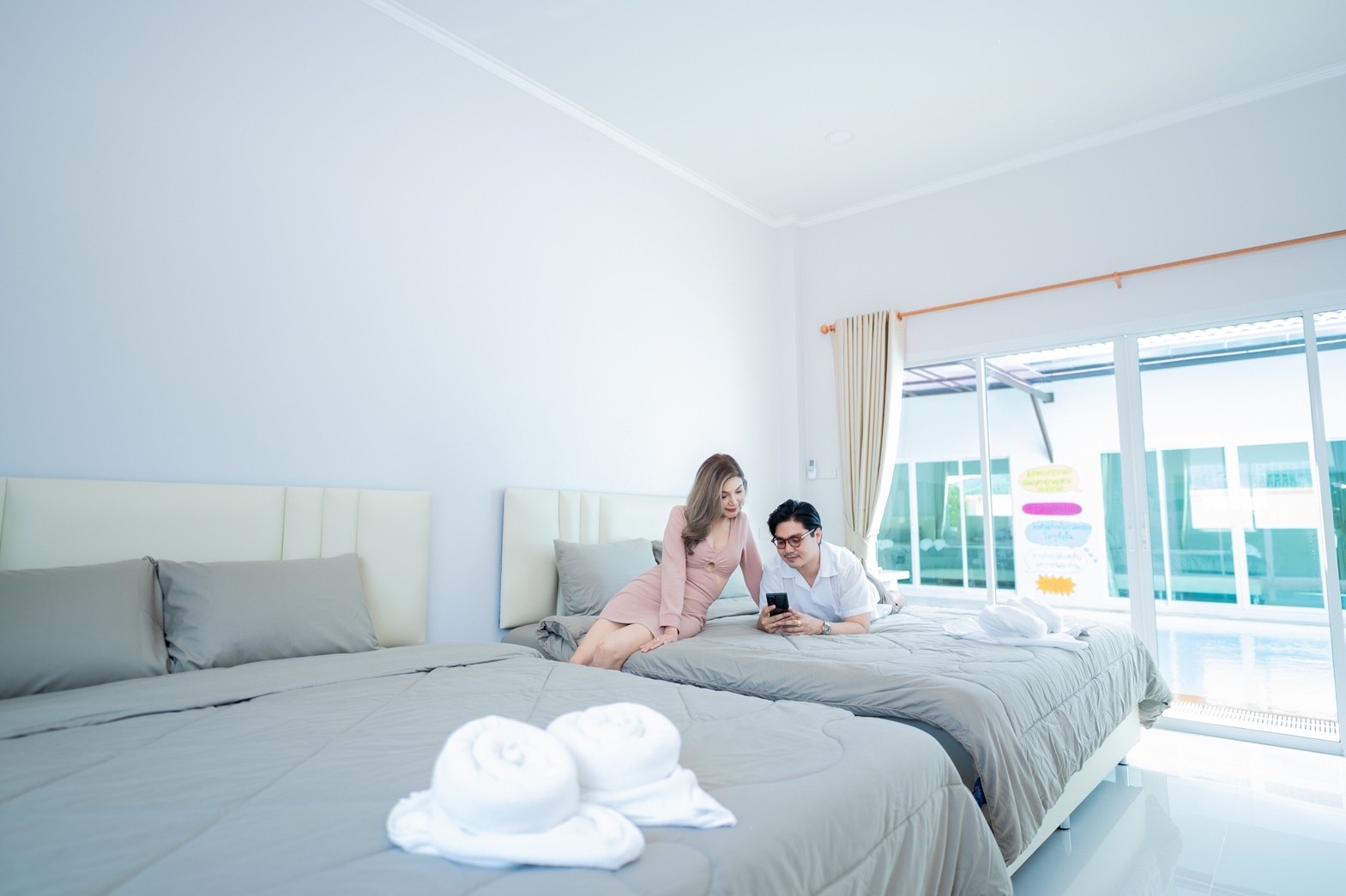 DV-1329 ที่พัก พูลวิลล่า พัทยา บ้านพัก พร้อมสระว่ายน้ำ ส่วนตัว